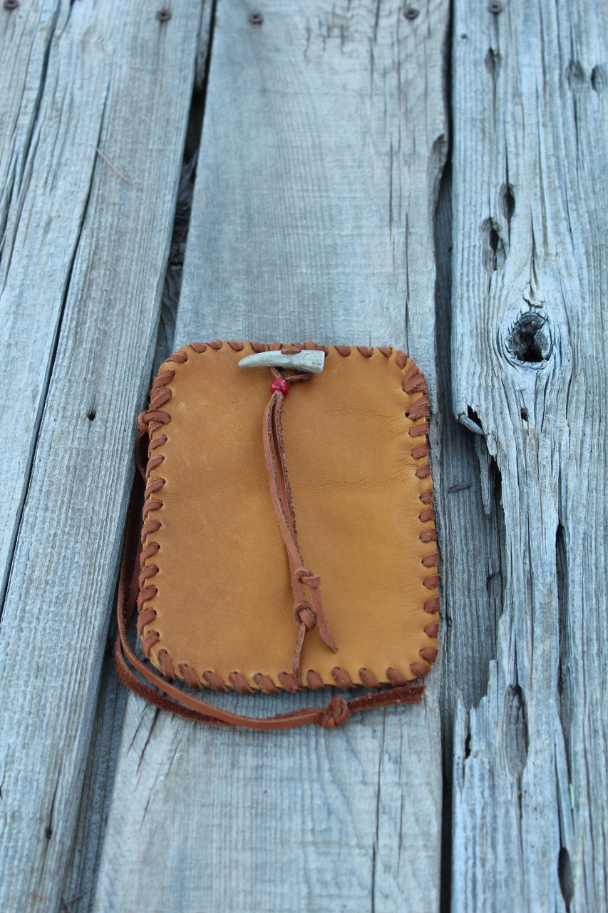 Leather cell phone bag, handmade phone bag – Thunder Rose Leather